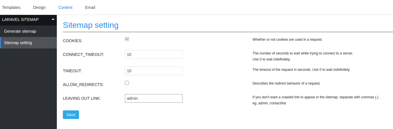 Sitemap App - RVsitebuilder Apps Marketplace